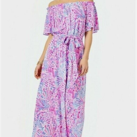 Lilly Pulitzer | Dresses | Lilly Pulitzer Moriah Midi Dress Raz Berry ...